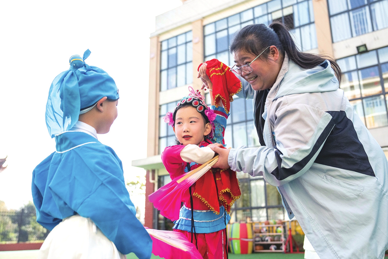 湖南益阳 南县地花鼓进校园